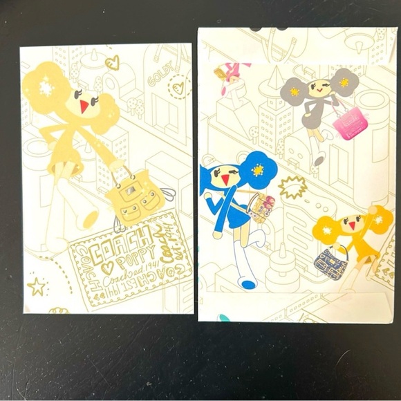 Office | Coach Poppy Goldy Chan Stationary | Poshmark